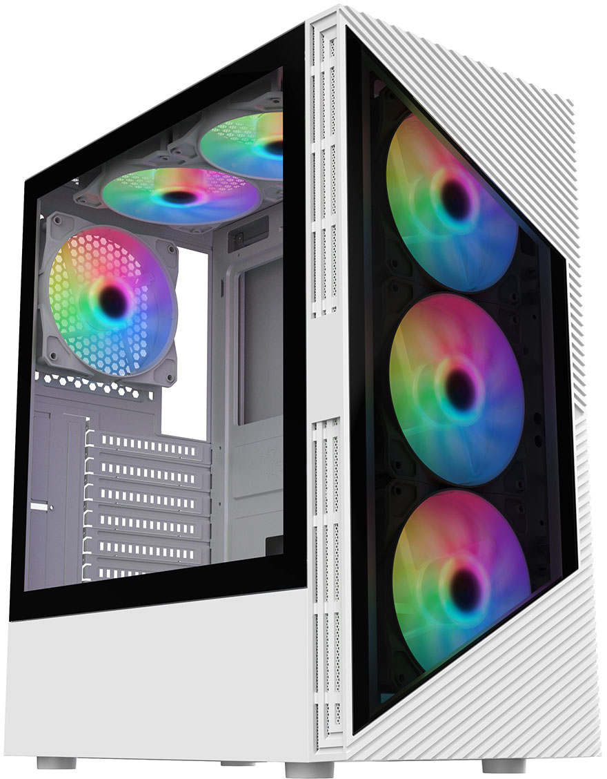 CiT Impact Mid Tower Gaming Case - White - CIT-IMPACT-W | CCL