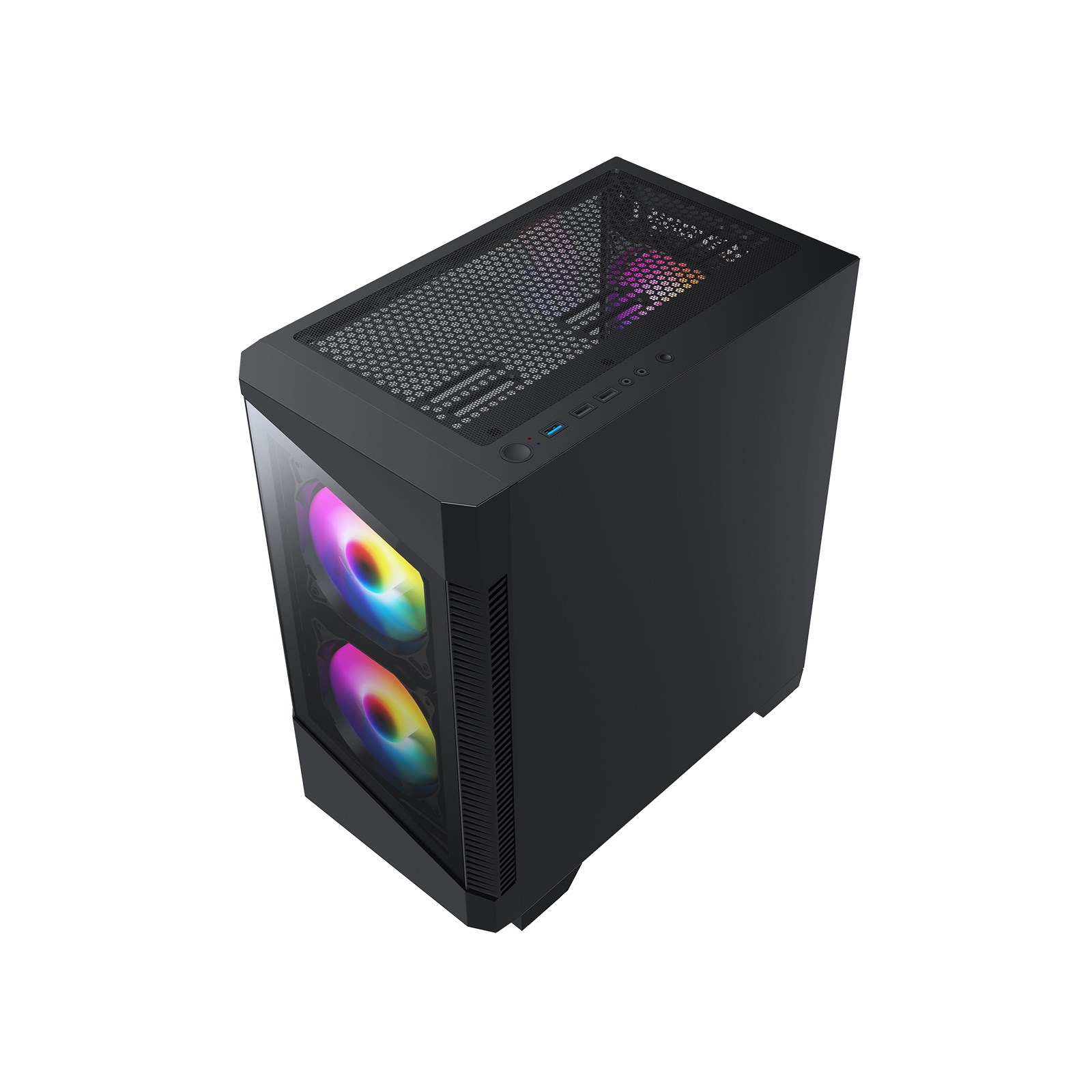 CiT Level 1 Glass Mid Tower Gaming Case - Black - CIT-LEVEL1-GB | CCL