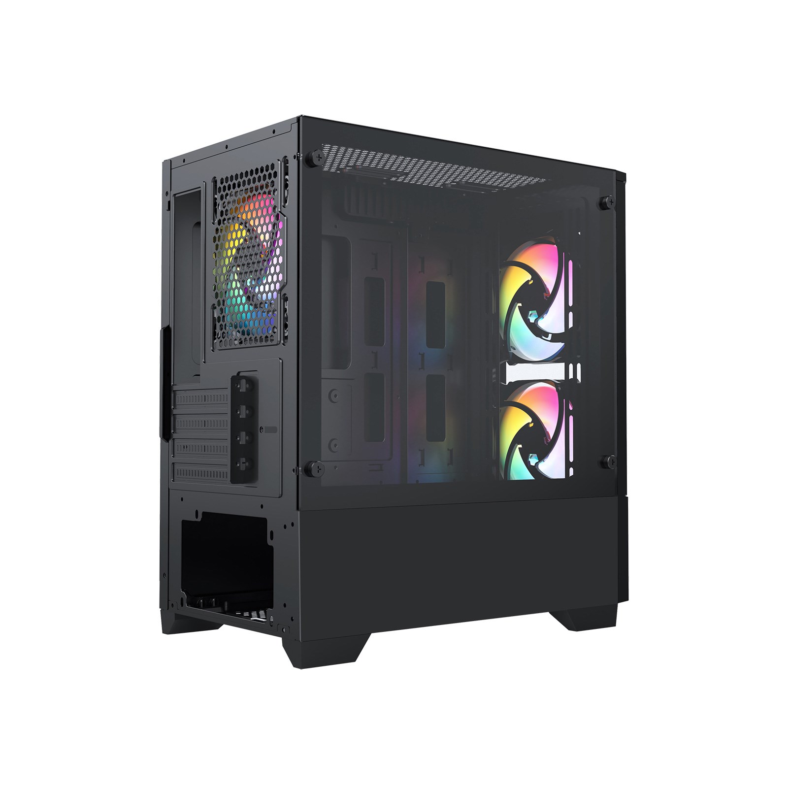 CiT Level 1 Glass Mid Tower Gaming Case - Black - CIT-LEVEL1-GB | CCL
