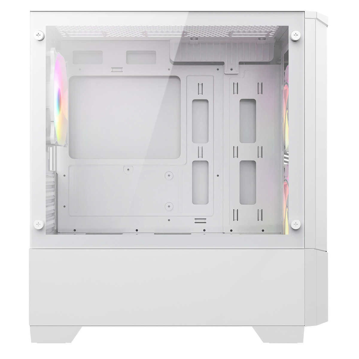 CiT Level 1 Glass Mid Tower Gaming Case - White - CIT-LEVEL1-GW | CCL