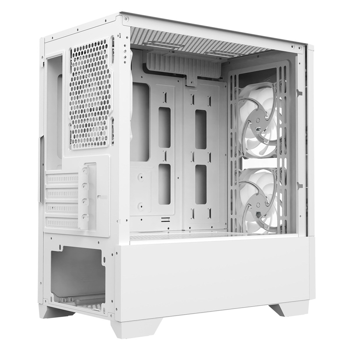 CiT Level 1 Glass Mid Tower Gaming Case - White - CIT-LEVEL1-GW | CCL