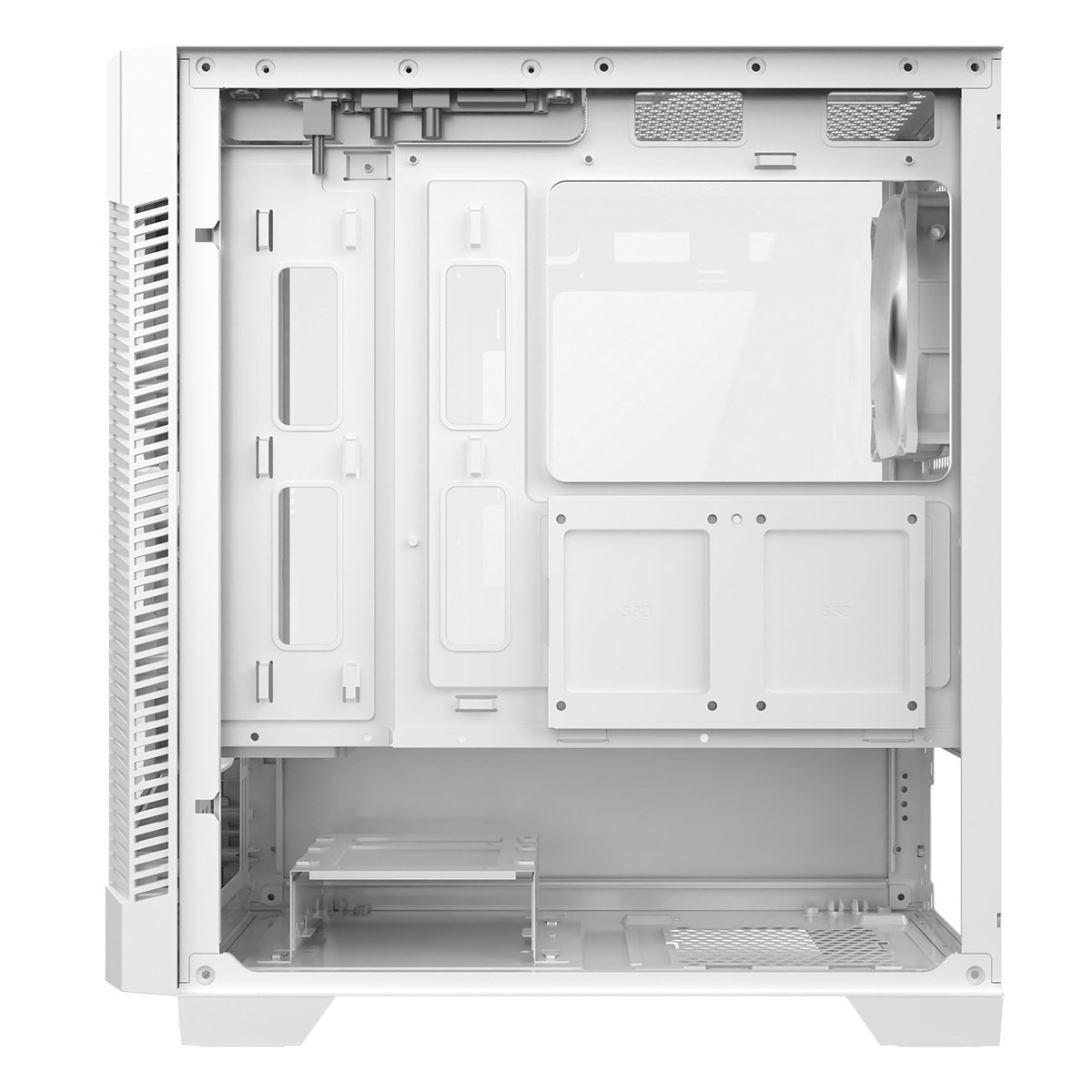 CiT Level 1 Glass Mid Tower Gaming Case - White - CIT-LEVEL1-GW | CCL