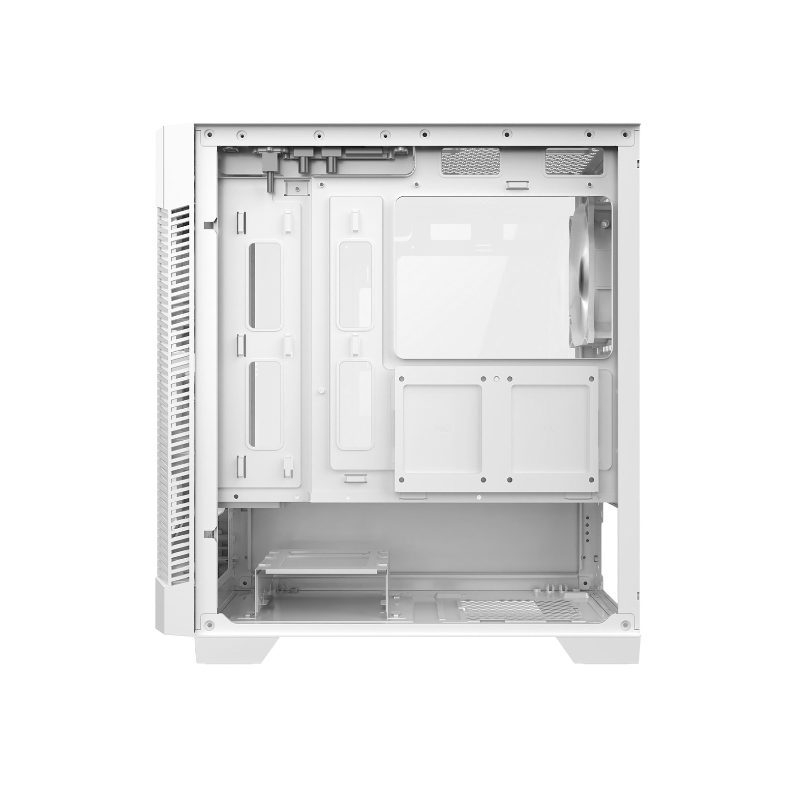 CiT Level 1 Glass Mid Tower Gaming Case - White - CIT-LEVEL1-GW | CCL