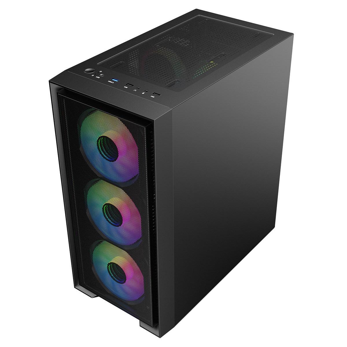CiT Luna Mid Tower Gaming Case - Black - CIT-LUNA-BLK | CCL