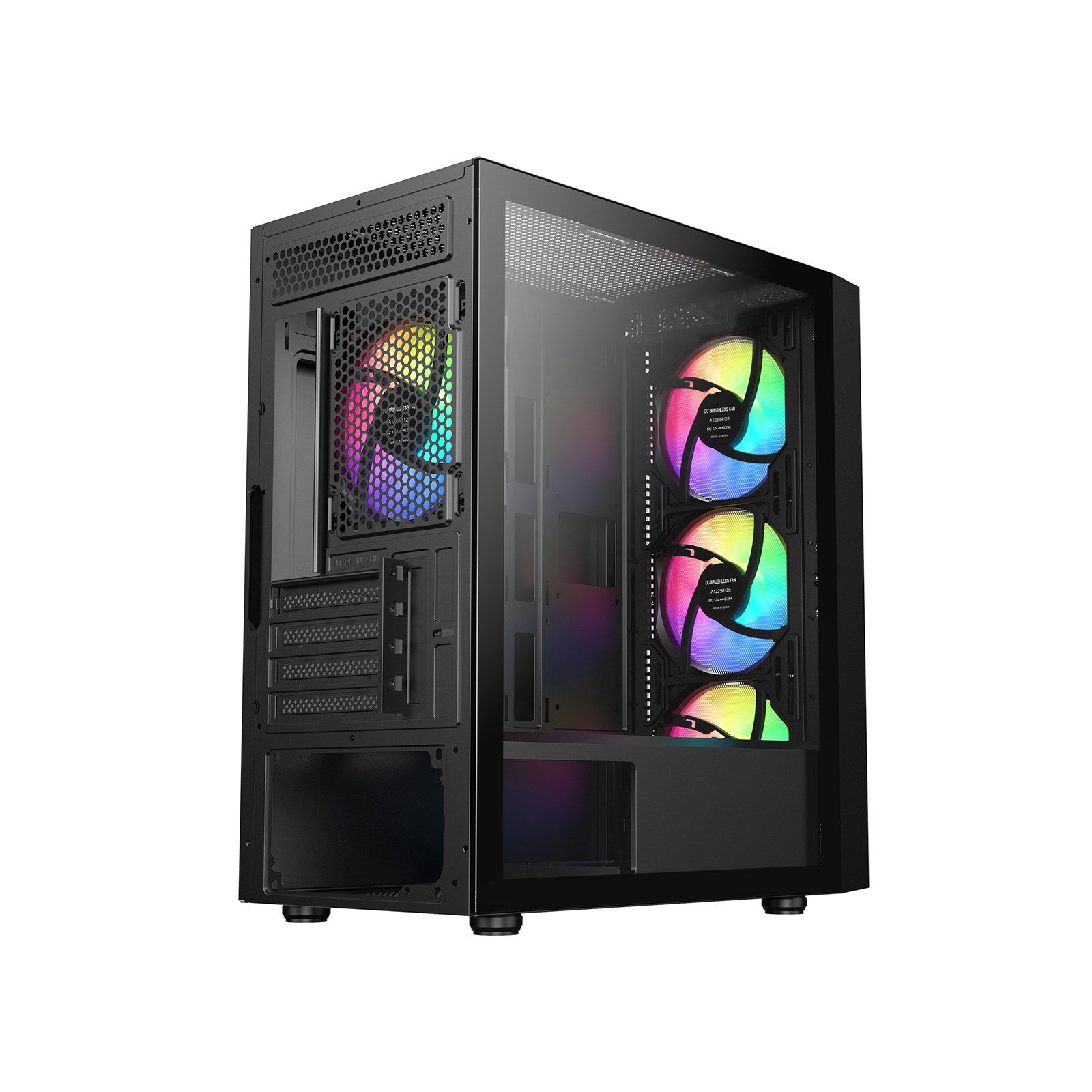 CiT Luna Mid Tower Gaming Case - Black - CIT-LUNA-BLK | CCL
