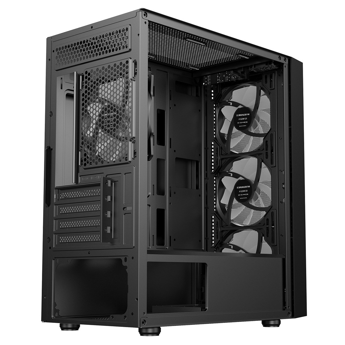 CiT Luna Mid Tower Gaming Case - Black - CIT-LUNA-BLK | CCL