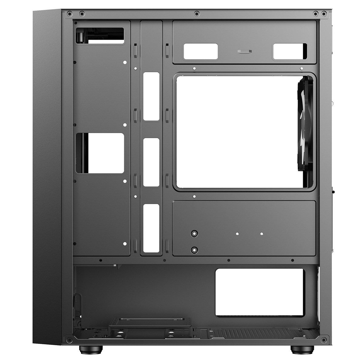 CiT Luna Mid Tower Gaming Case - Black - CIT-LUNA-BLK | CCL