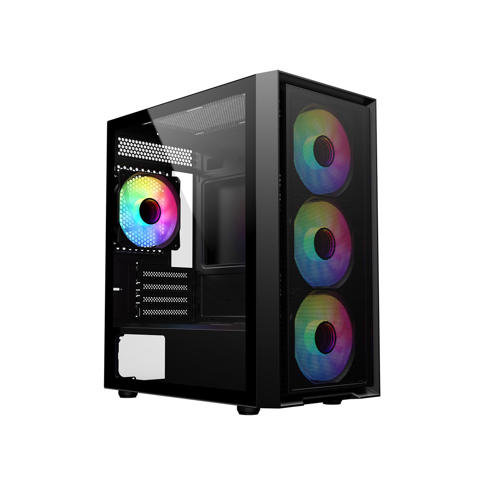CiT Luna Mid Tower Gaming Case - Black - CIT-LUNA-BLK | CCL