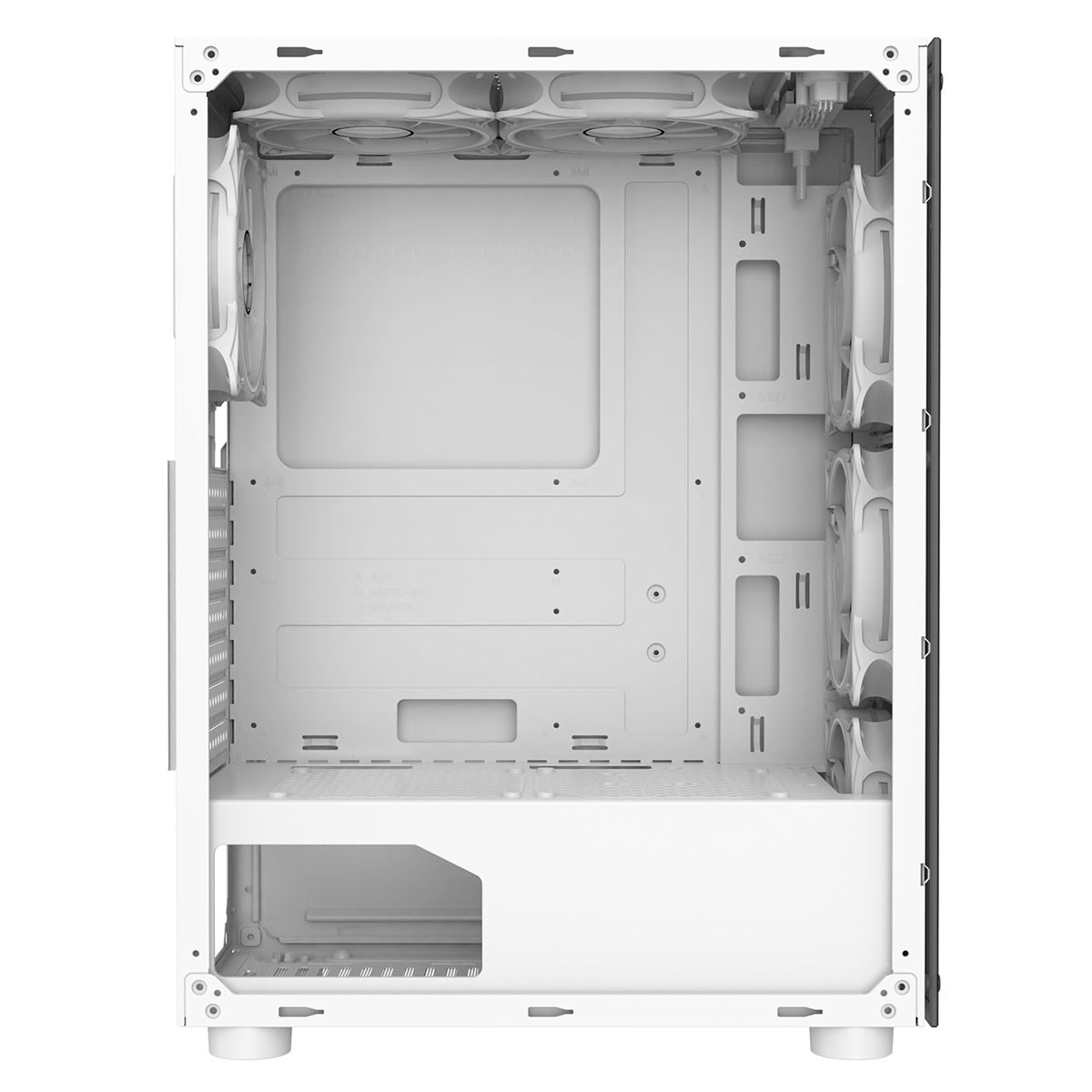 CiT Mirage F6 Mid Tower Gaming Case - White - CIT-MIRAGE-F6-W | CCL