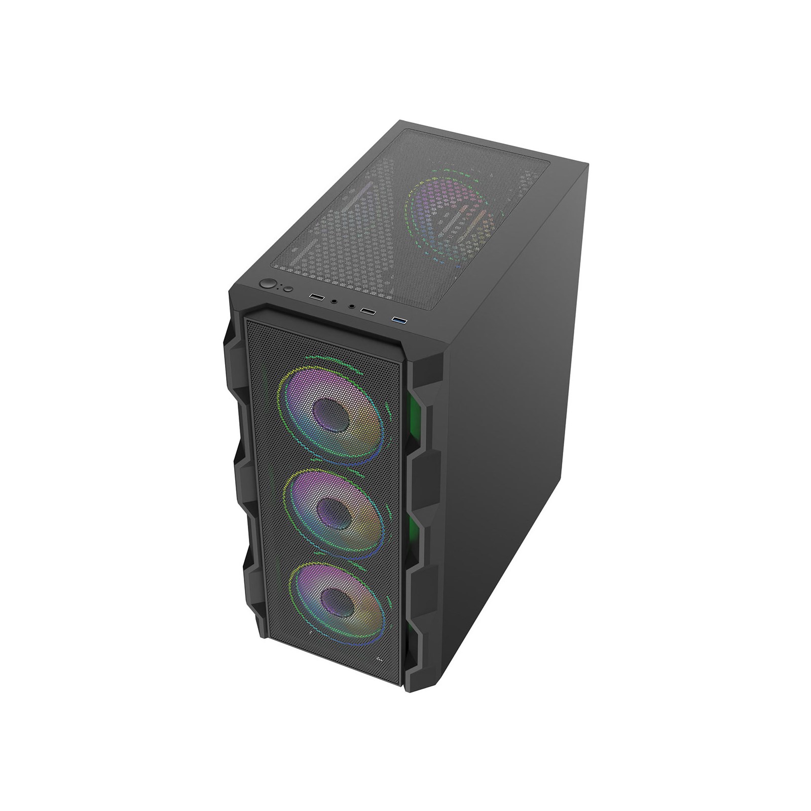 CiT Neo Mid Tower Gaming Case - Black - CIT-NEO-B | CCL
