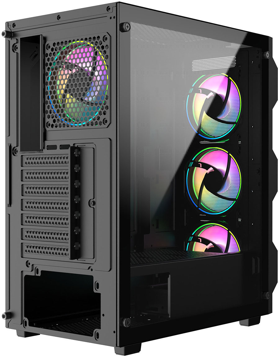 CiT Neo Mid Tower Gaming Case - Black - CIT-NEO-B | CCL