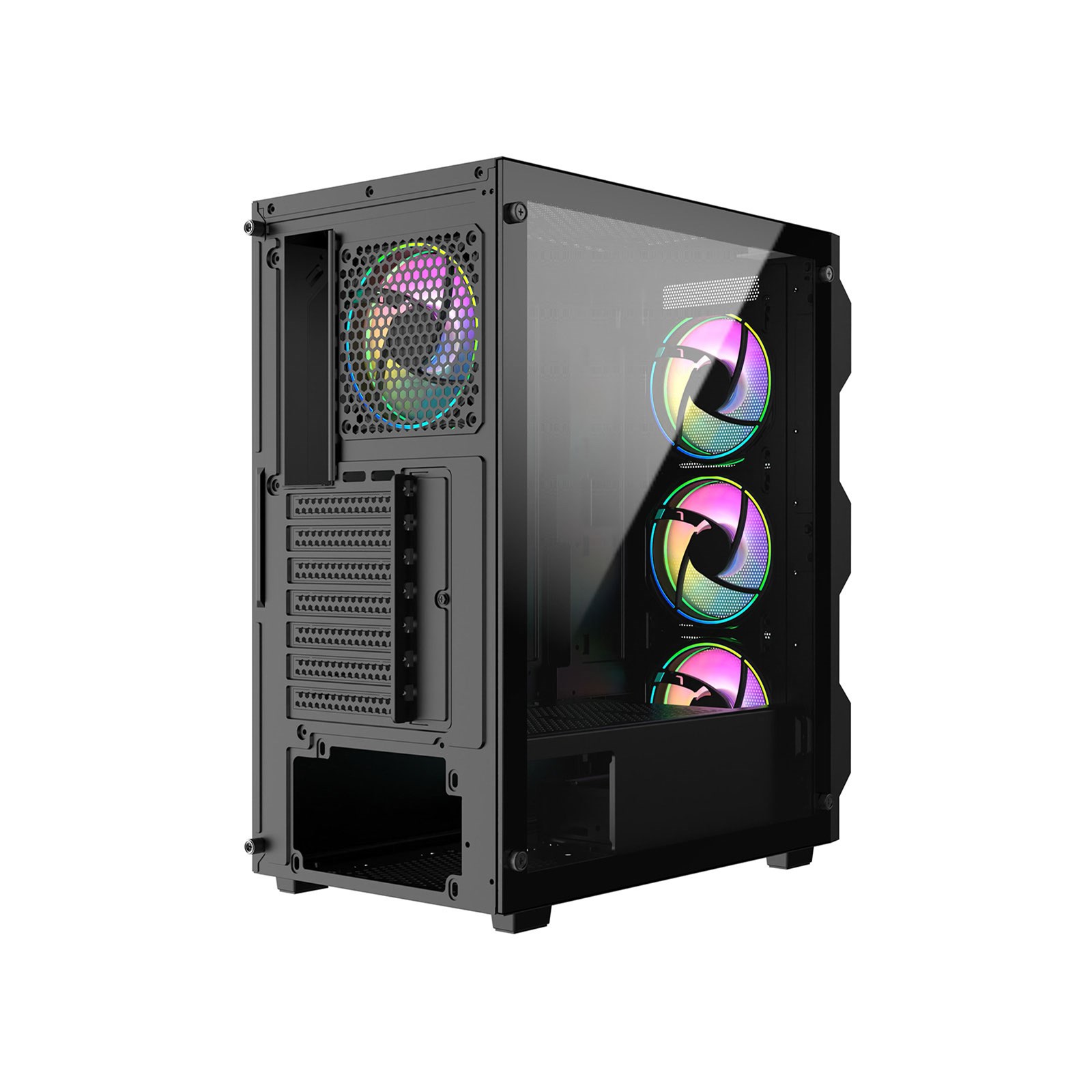 CiT Neo Mid Tower Gaming Case - Black - CIT-NEO-B | CCL
