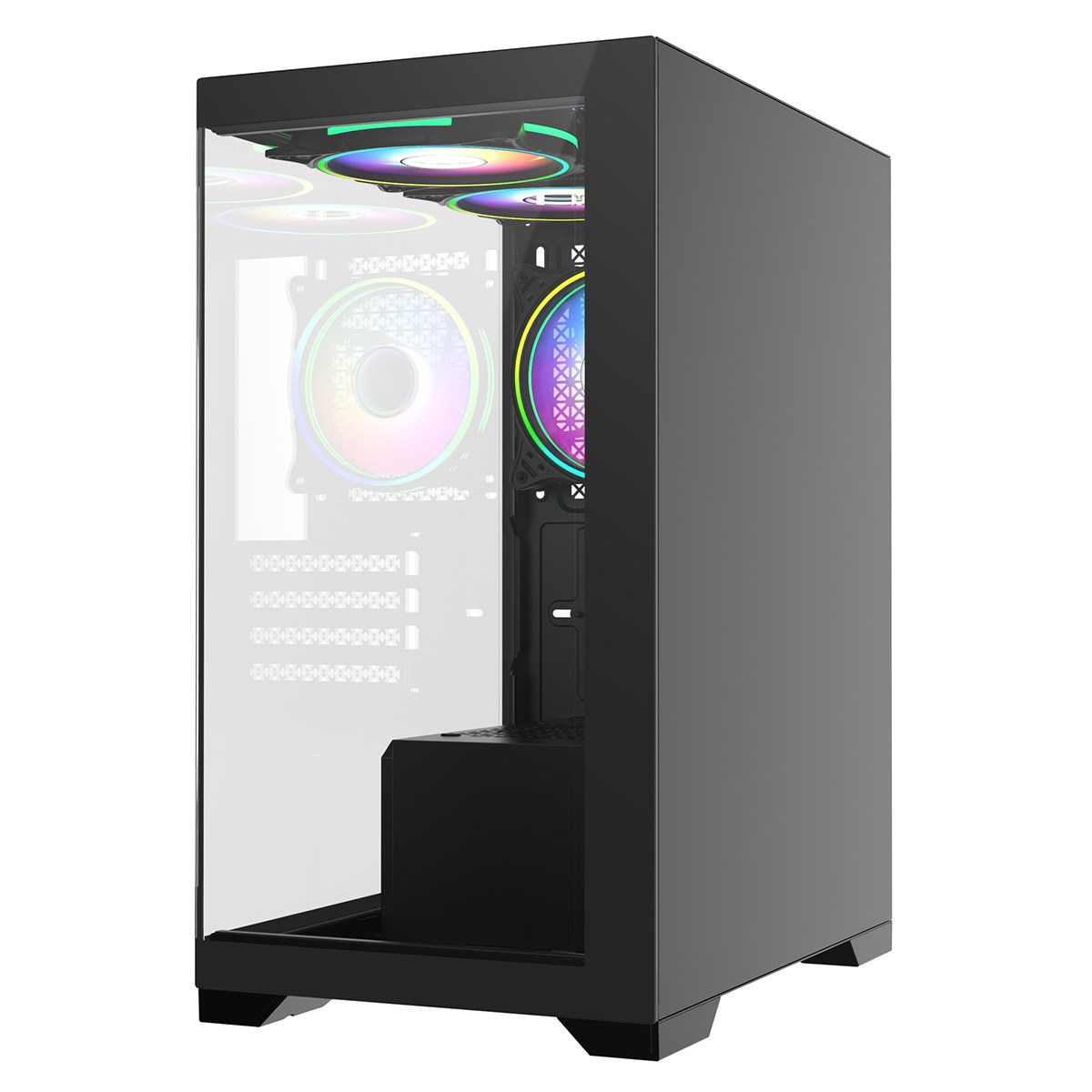 CiT Range Mid Tower Gaming Case - Black - CIT-RANGE-B | CCL