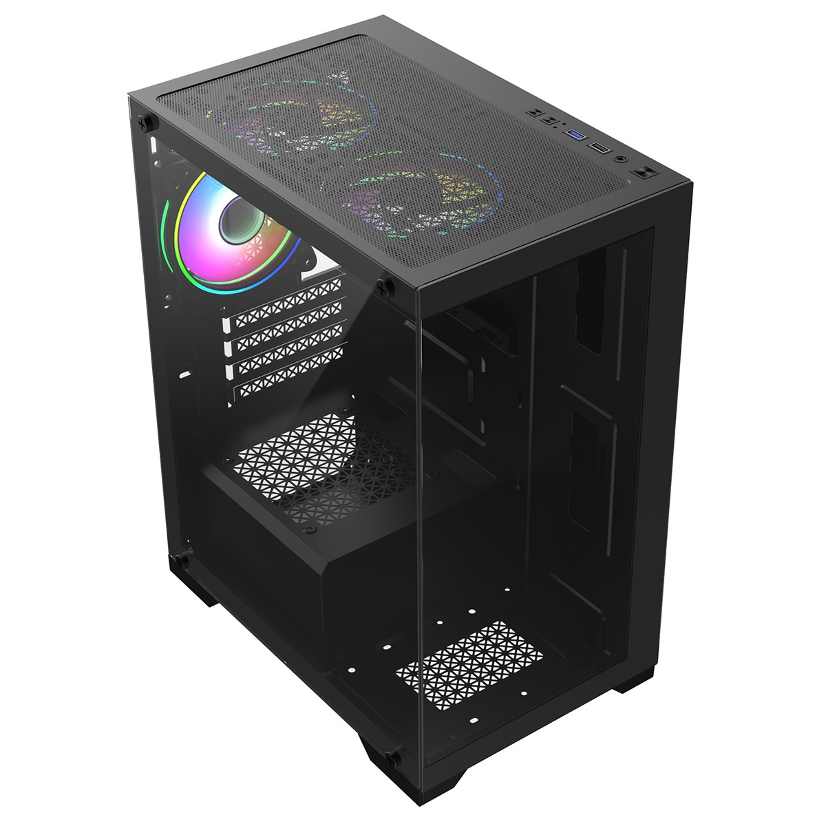 CiT Range Mid Tower Gaming Case - Black - CIT-RANGE-B | CCL