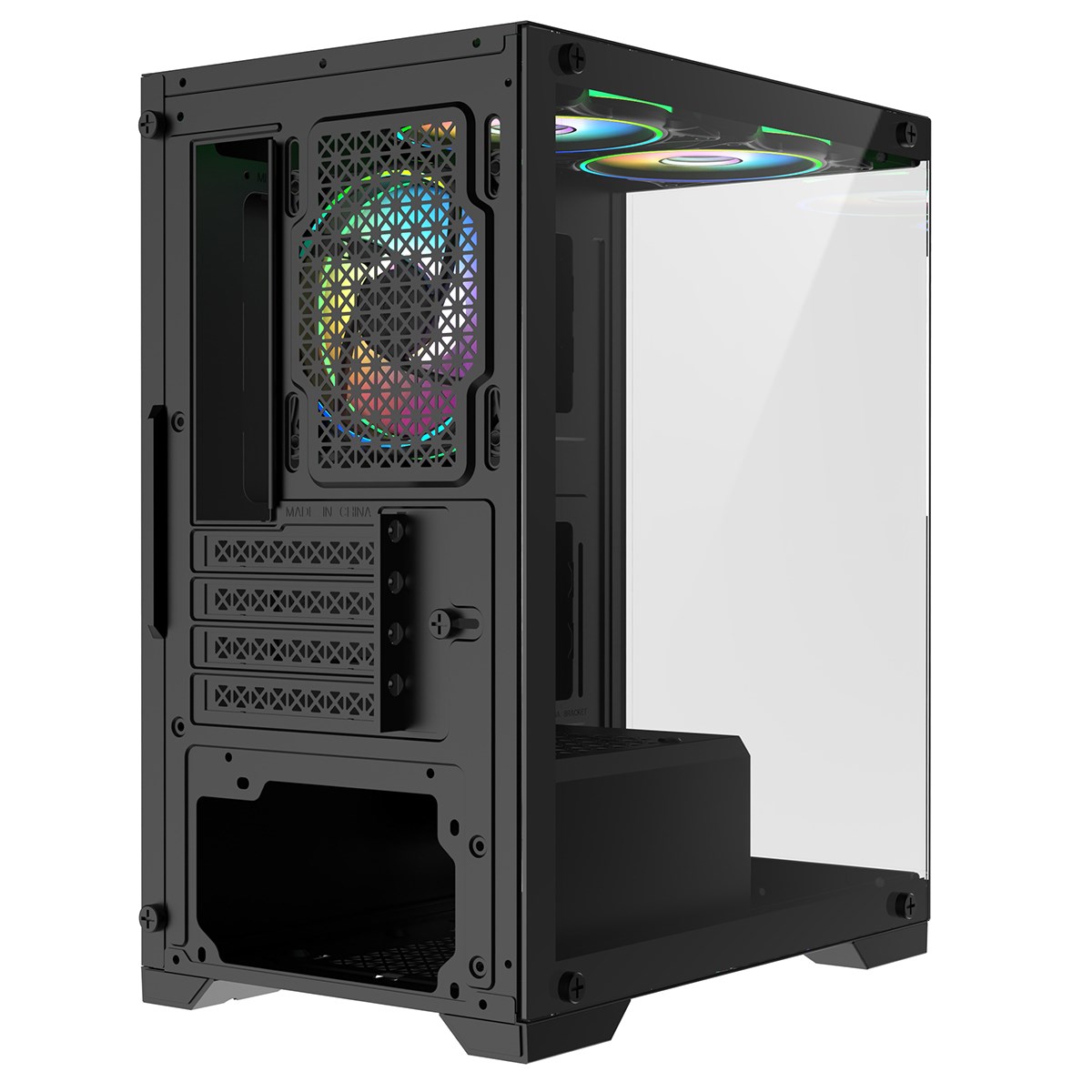 CiT Range Mid Tower Gaming Case - Black - CIT-RANGE-B | CCL