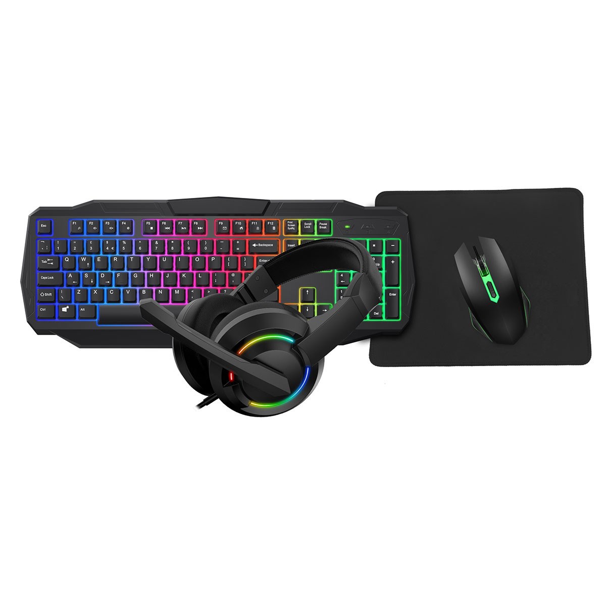 CiT Scorpion 4-in-1 Keyboard, Mouse, Headset and Mouse Pad Combo Kit - CIT-SCORPION | CCL