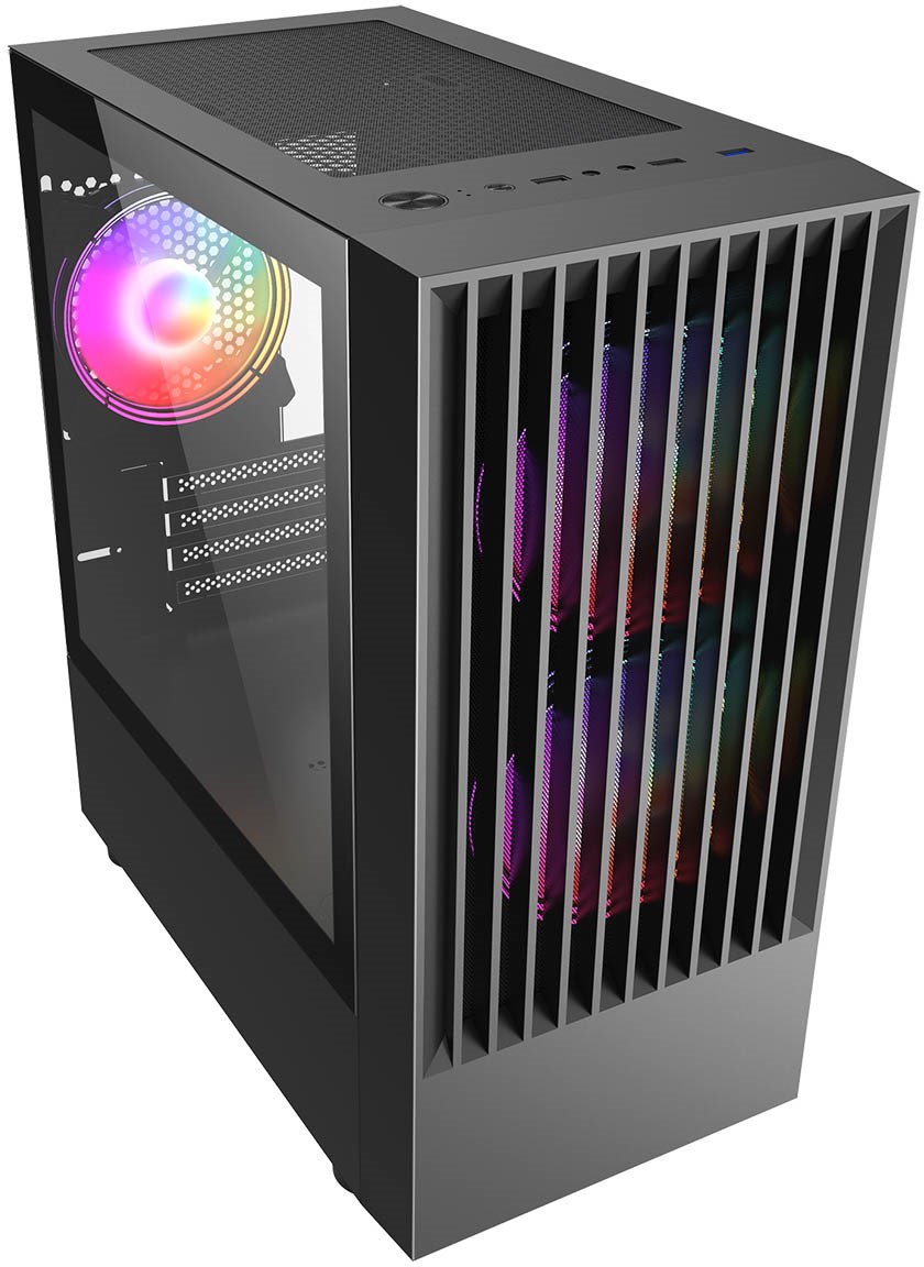 CiT Slammer Mid Tower Gaming Case - Black - CIT-SLAMMER | CCL