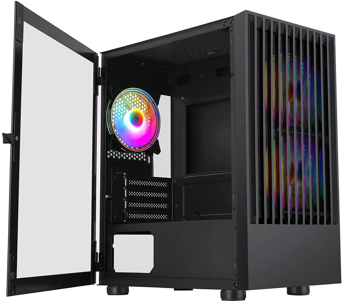 CiT Slammer Mid Tower Gaming Case - Black - CIT-SLAMMER | CCL