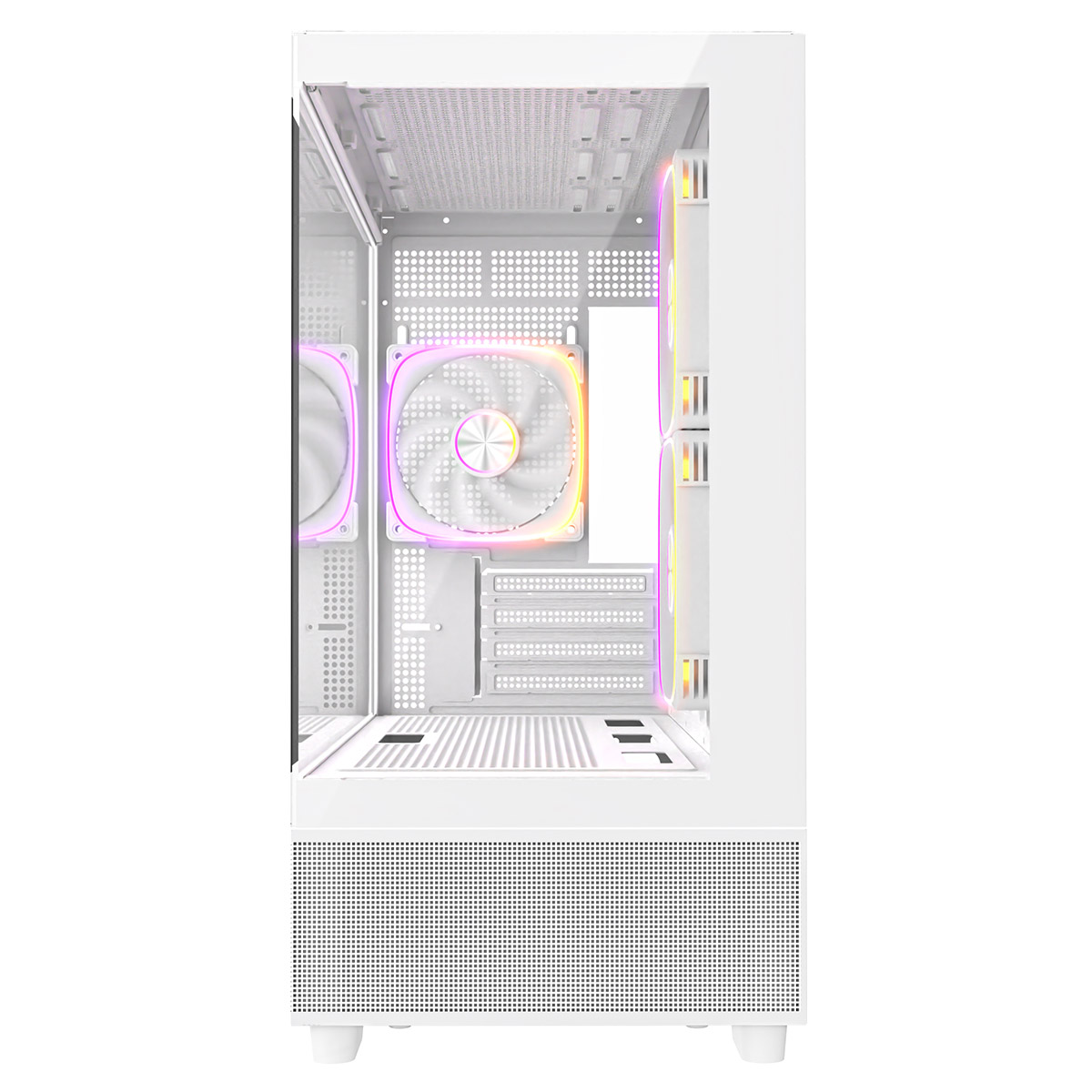 CiT Solar Mid Tower Gaming Case - White - CIT-SOLAR-WHT | CCL