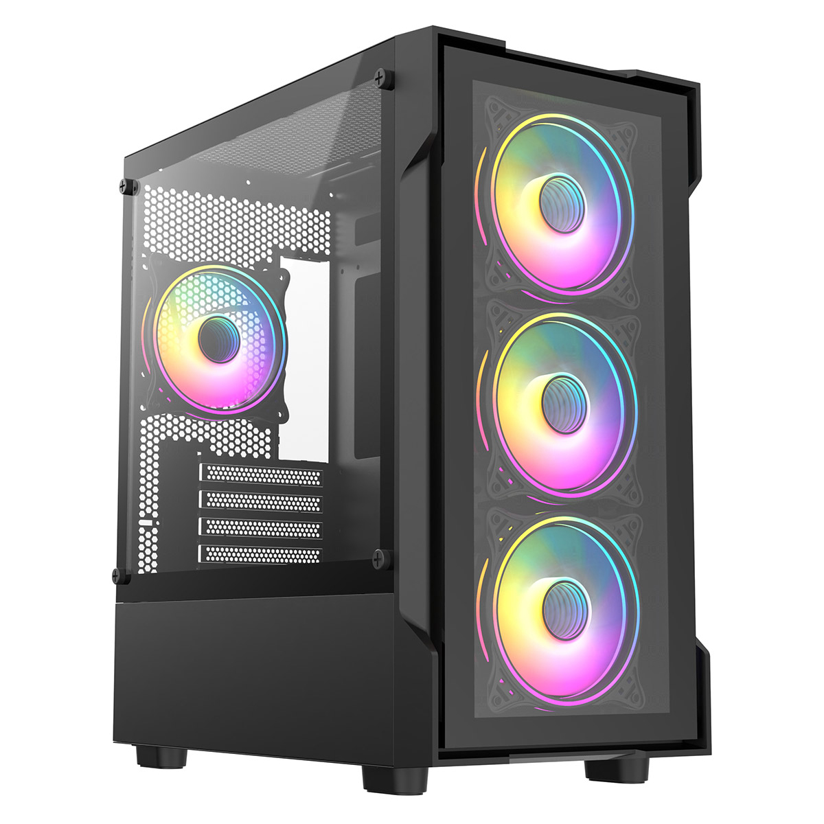 CiT Tornado Mid Tower Gaming Case - Black - CIT-TORNADO-BLK | CCL