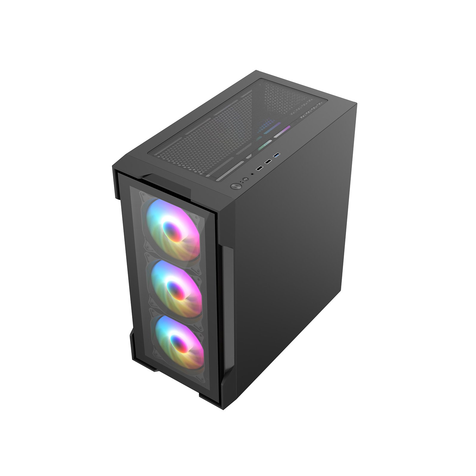 CiT Tsunami Mid Tower Gaming Case - Black - CIT-TSUNAMIBLK | CCL