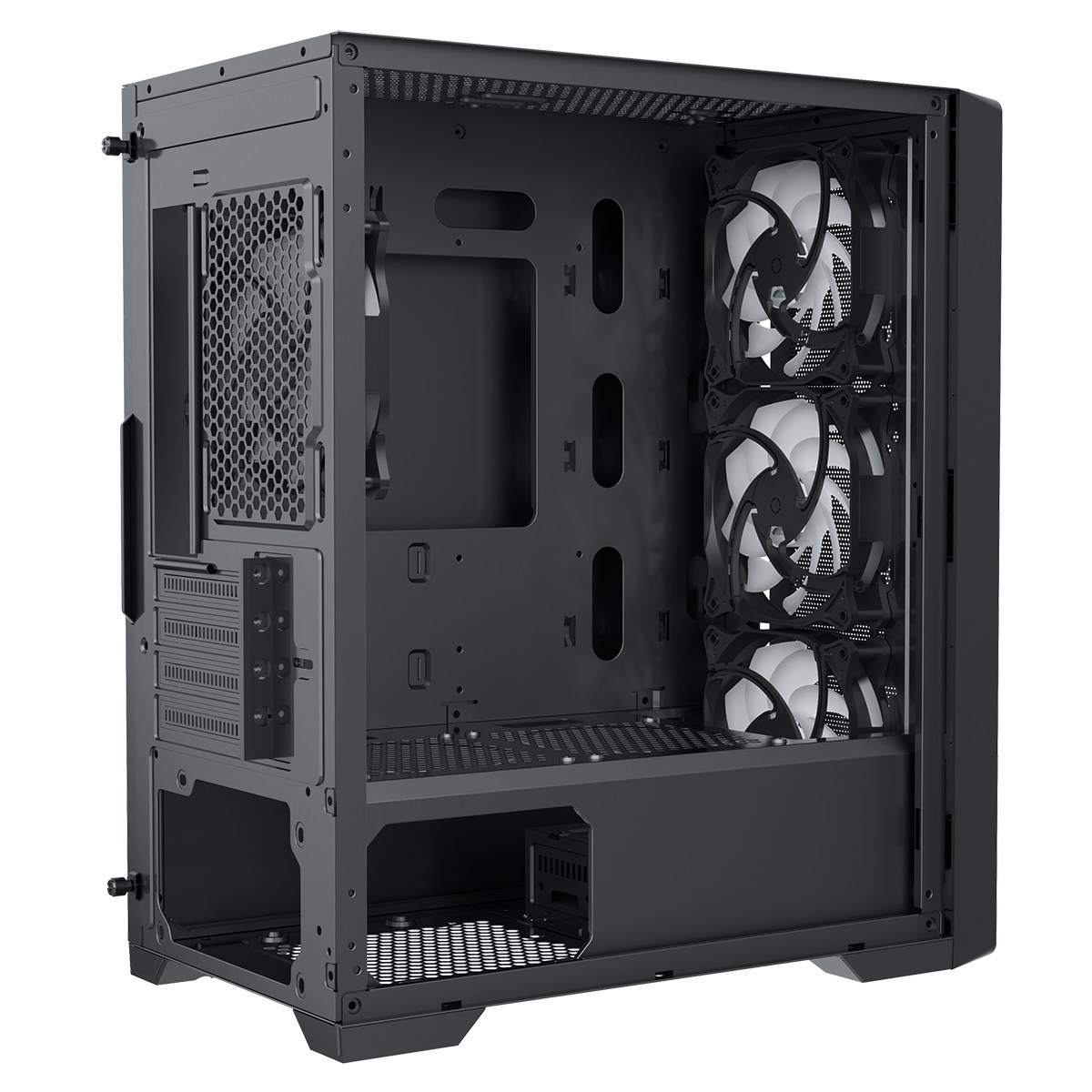 CiT Vento Mid Tower Gaming Case - Black - CIT-VENTO-BLK | CCL