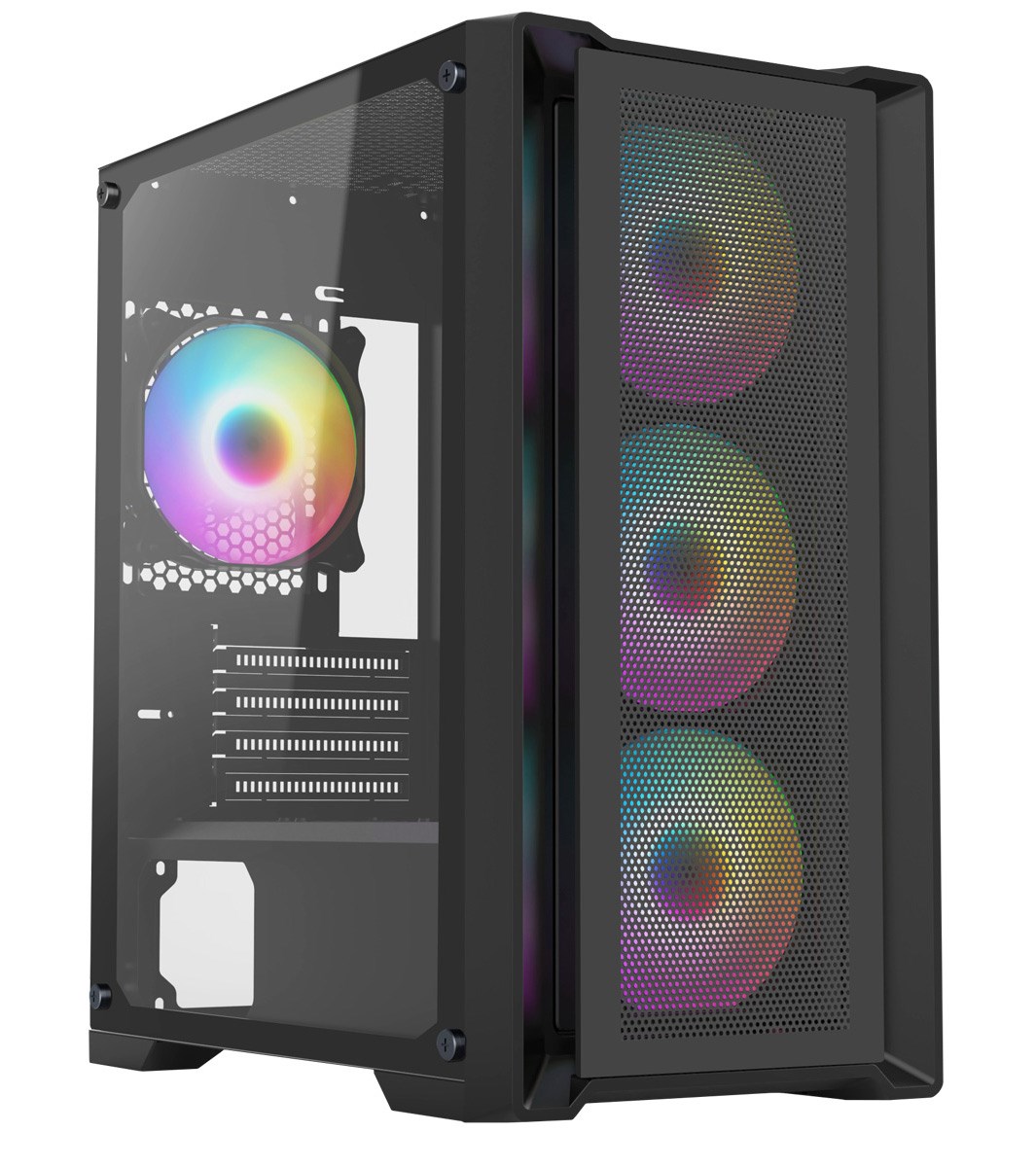 CiT Vento Mid Tower Gaming Case - Black - CIT-VENTO-BLK | CCL