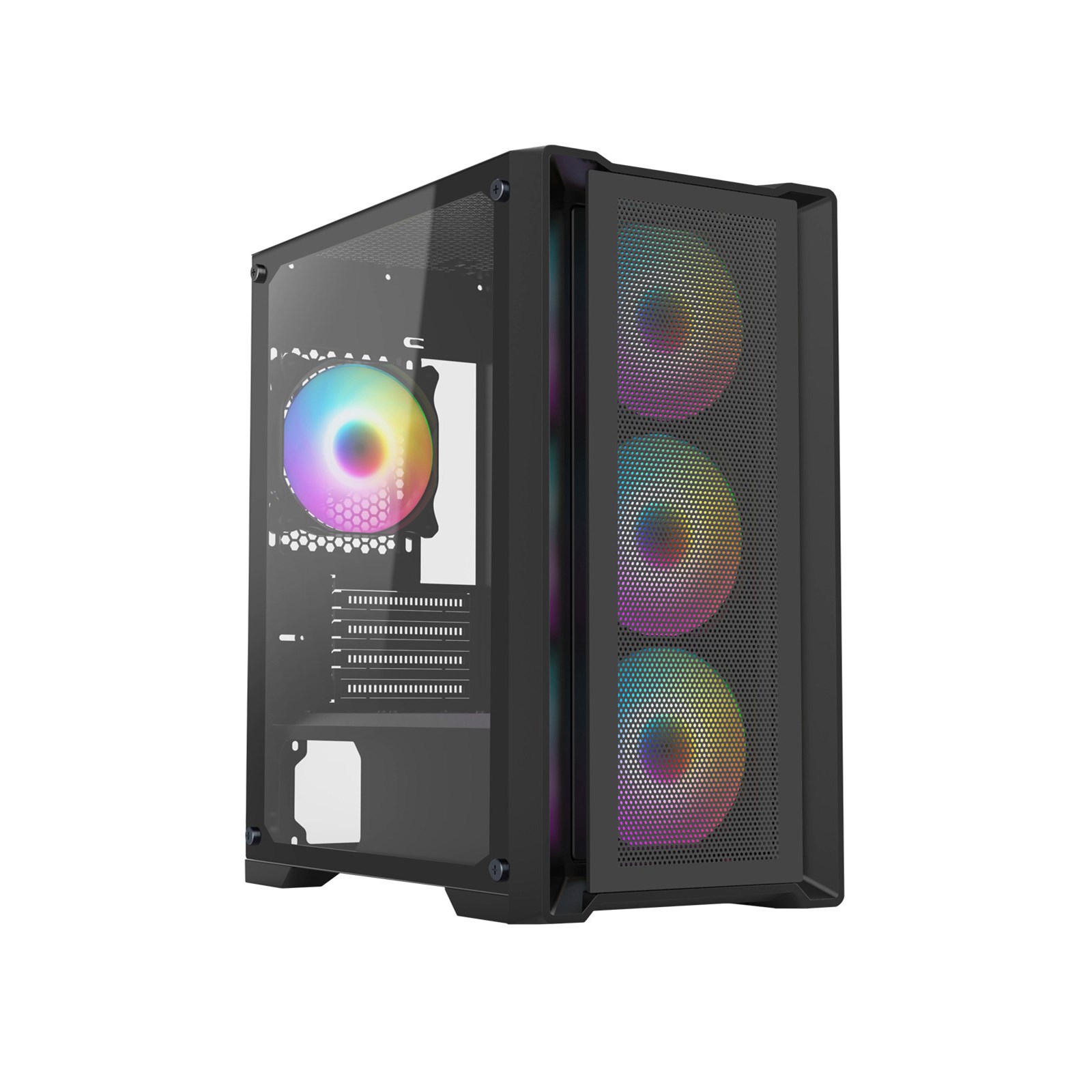 CiT Vento Mid Tower Gaming Case - Black - CIT-VENTO-BLK | CCL