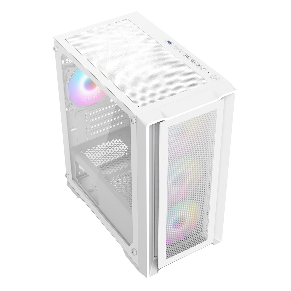CiT Vento Mid Tower Gaming Case - White - CIT-VENTO-WHT | CCL