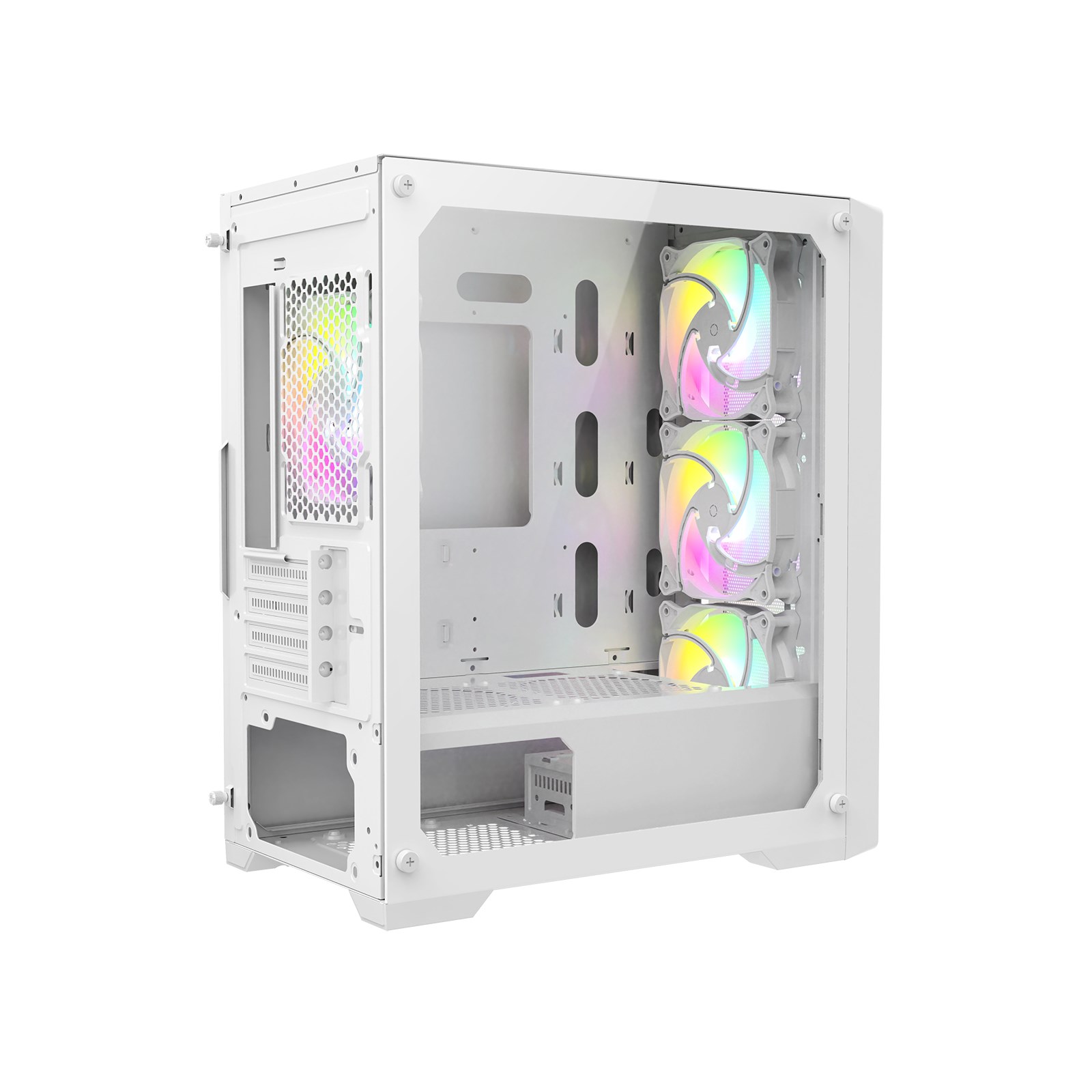 CiT Vento Mid Tower Gaming Case - White - CIT-VENTO-WHT | CCL