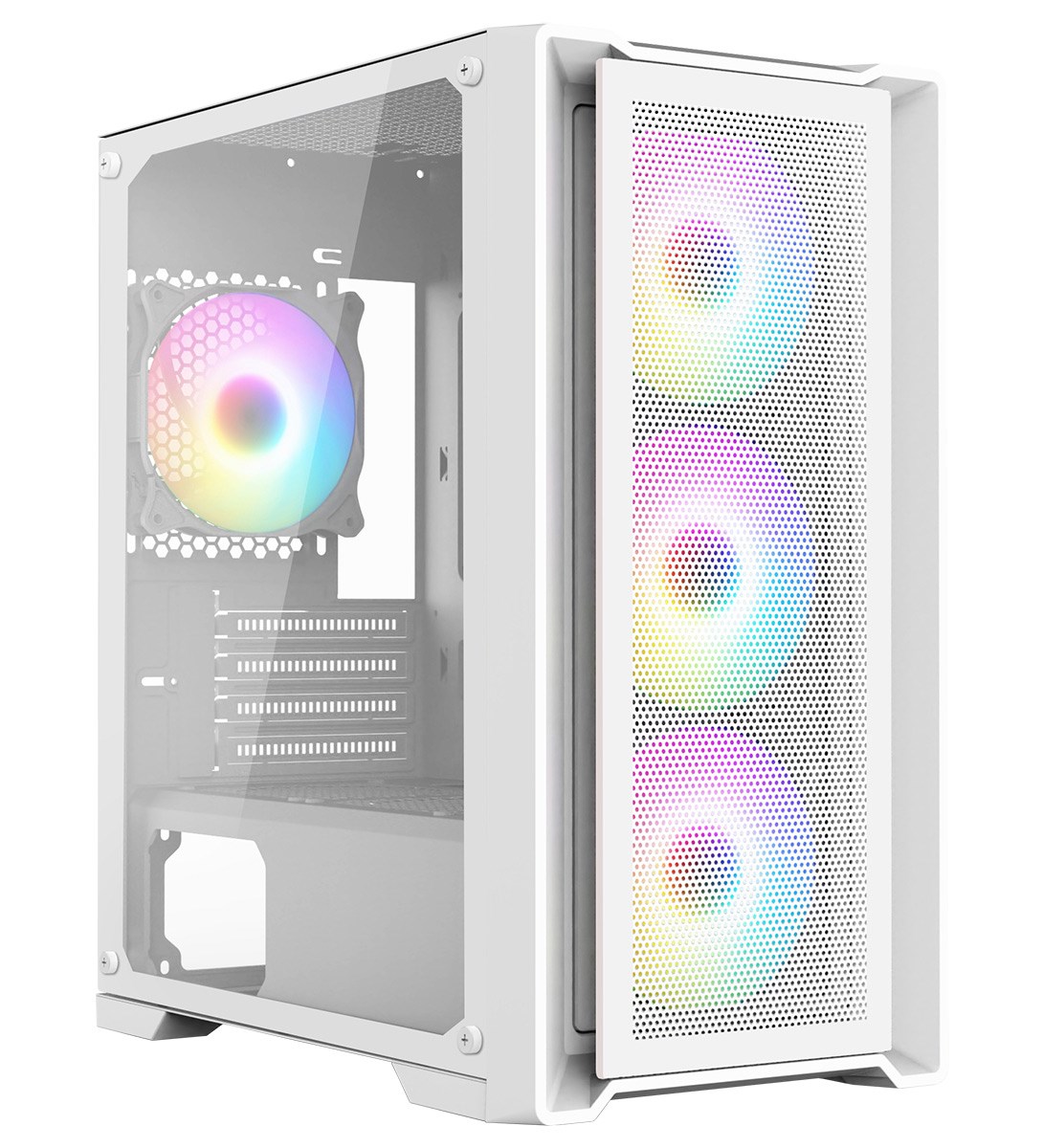 CiT Vento Mid Tower Gaming Case - White - CIT-VENTO-WHT | CCL