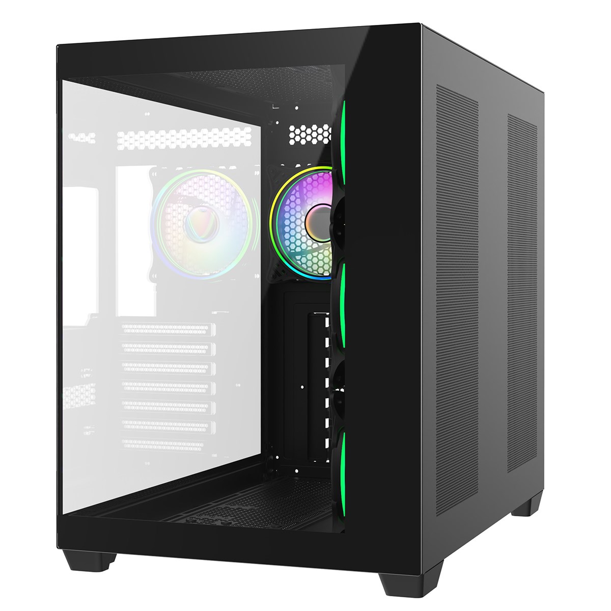 CiT Vision Mid Tower Gaming Case - Black - CIT-VISION-B | CCL