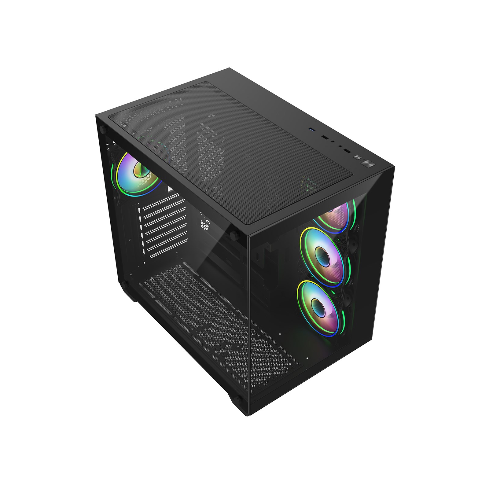 CiT Vision Mid Tower Gaming Case - Black - CIT-VISION-B | CCL