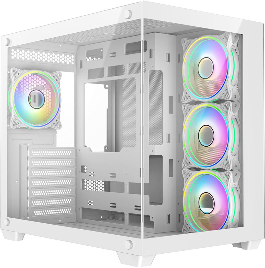 CiT Vision Mid Tower Gaming Case - White - CIT-VISION-W | CCL