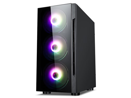 CiT Flash Mid Tower Gaming Case - Black - CITFLASH | CCL