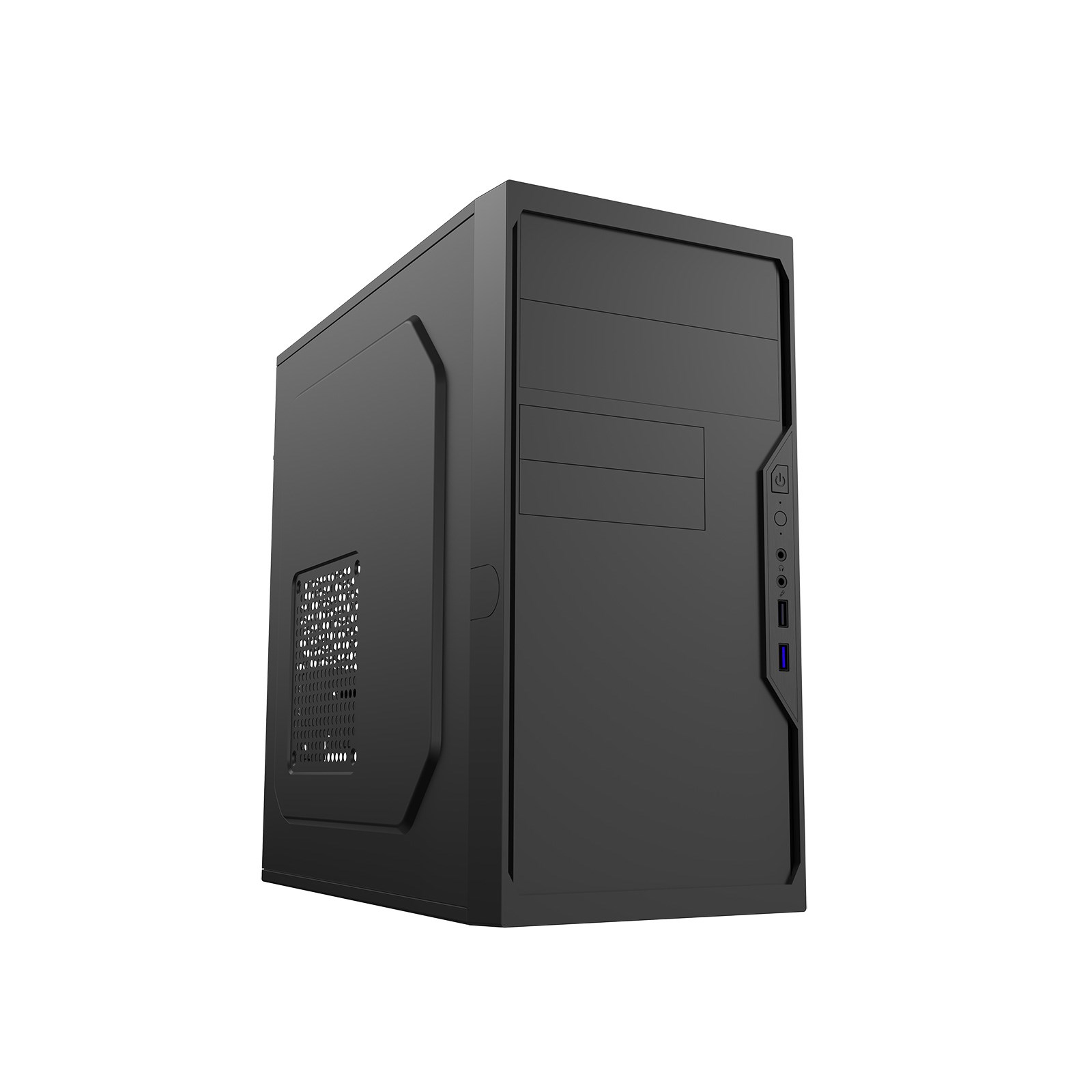 CiT Work Mid Tower Case - Black - CITWORK - New | CCL