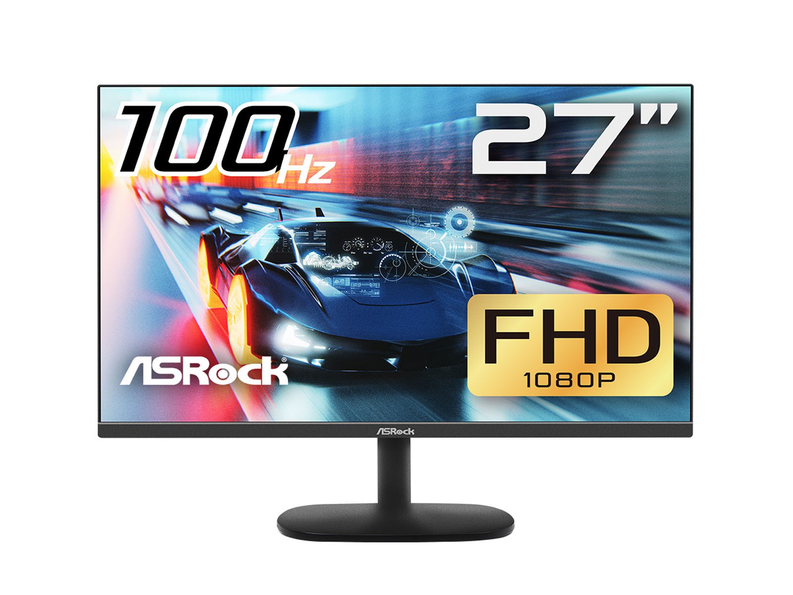 ASRock CL27FF 27" Full HD IPS 100Hz Gaming Monitor - 90LXA090-A0E0A0N | CCL
