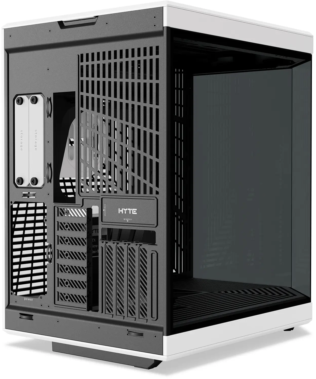 HYTE Y70 Mid Tower Case - Black/White - CS-HYTE-Y70-BW | CCL