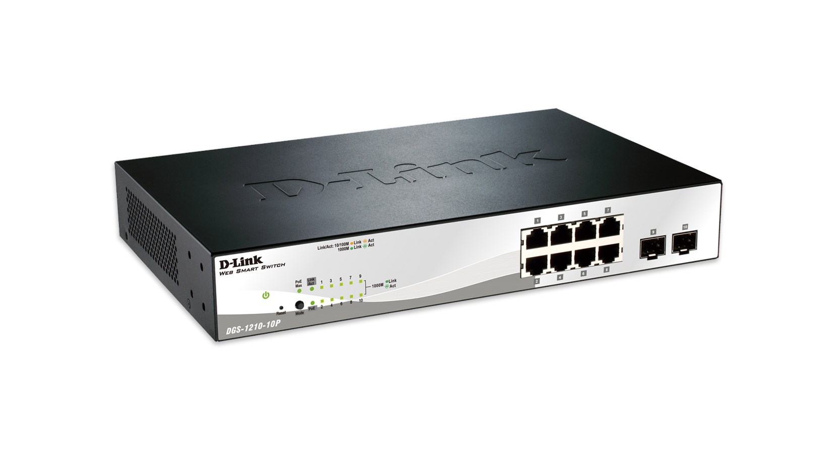 DLink DGS-1210-10P 8-Port Gigabit Rackmount Switch - DGS-1210-10P | CCL