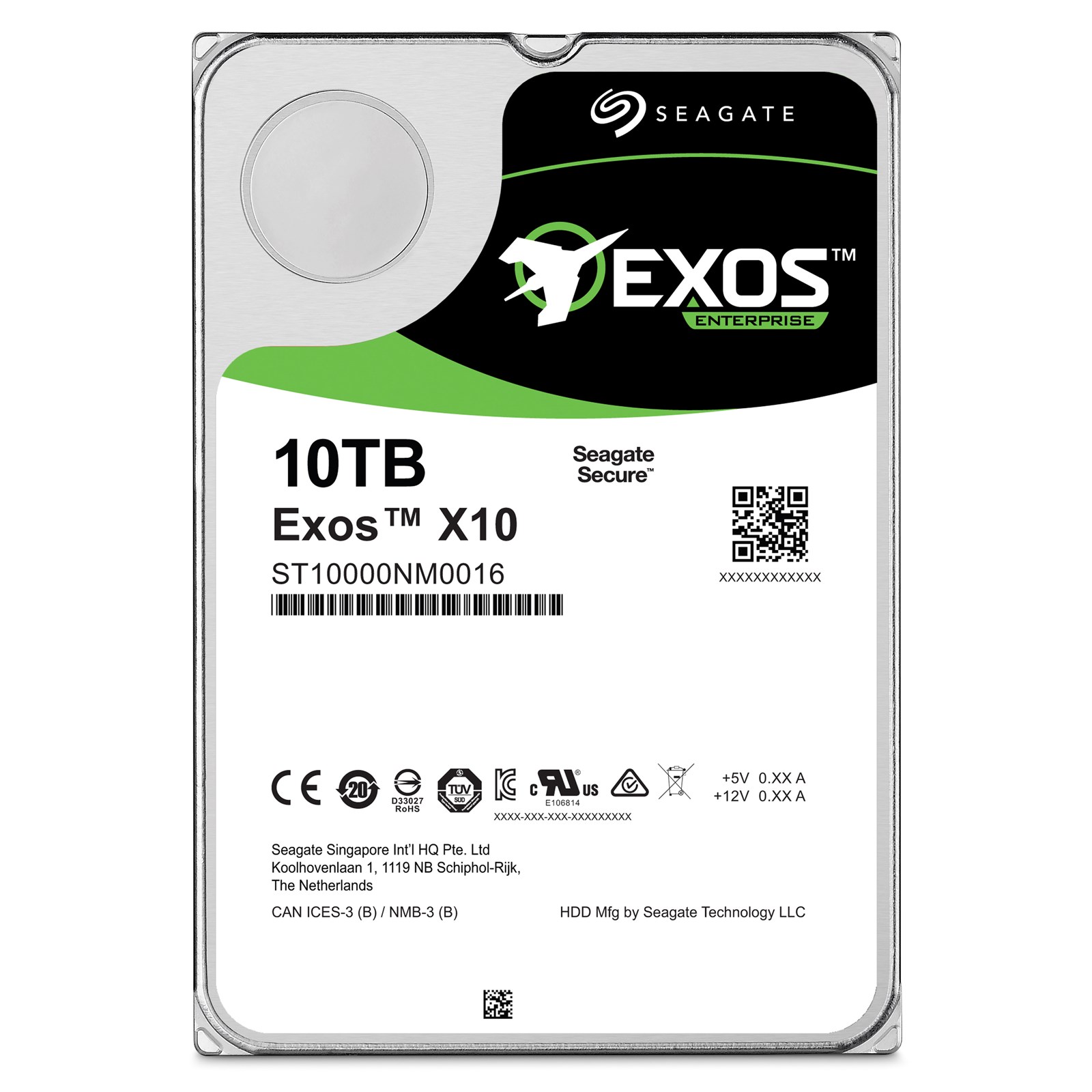 Seagate Exos X10 10TB SATA III 3.5" Hard Drive - ST10000NM0016 | CCL ...