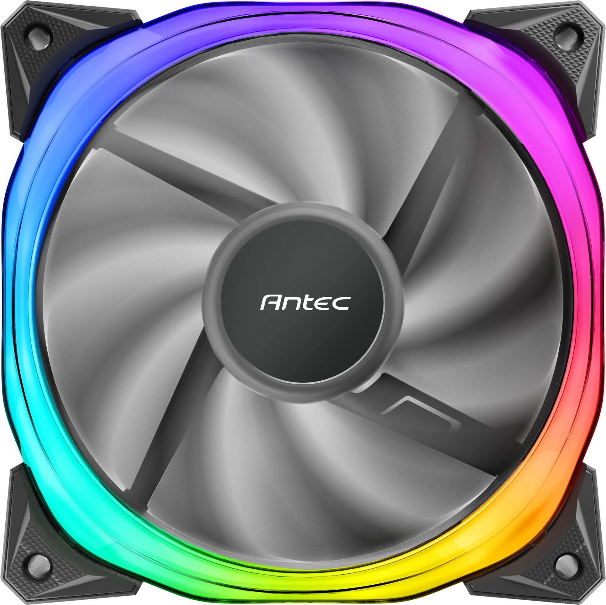 Antec Fusion ARGB 120mm Case Fan Triple Pack in Black with ARGB ...