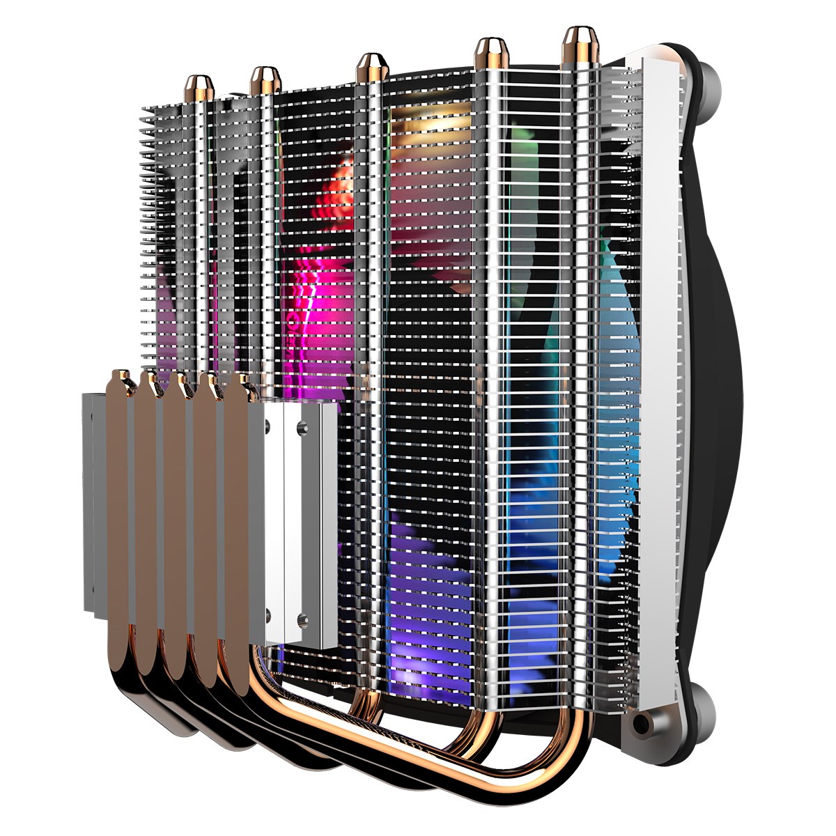 GameMax Gamma 300 Rainbow ARGB CPU Cooler - GAMMA 300-ARGB | CCL