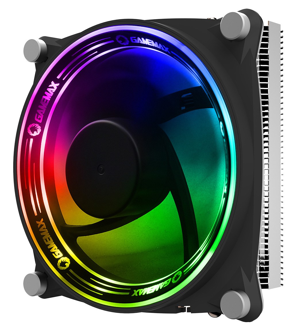 GameMax Gamma 300 Rainbow ARGB CPU Cooler - GAMMA 300-ARGB | CCL