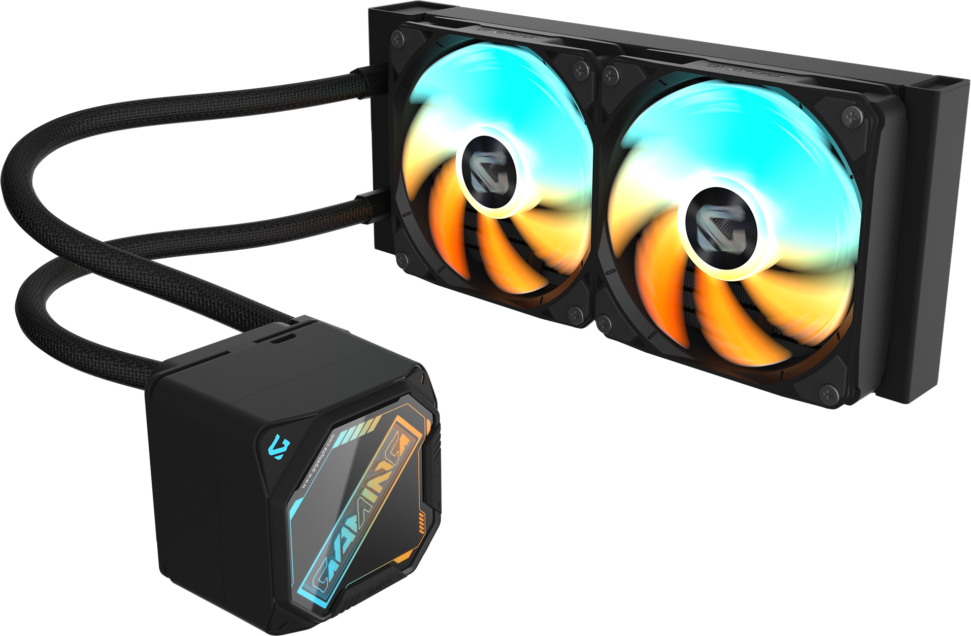 Gigabyte GAMING 240 All-in-One 240mm Liquid CPU Cooler in Black - GP ...