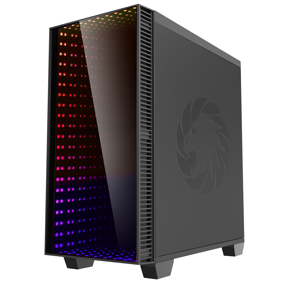 GameMax Abyss Mini Mid Tower Gaming Case - Black - GMX-ABYSSMINI | CCL