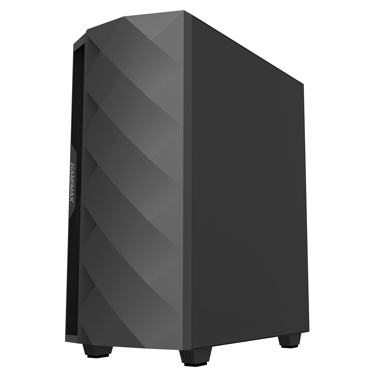 GameMax Diamond Mid Tower Gaming Case - Black - GMX-BLACKDIAMOND | CCL