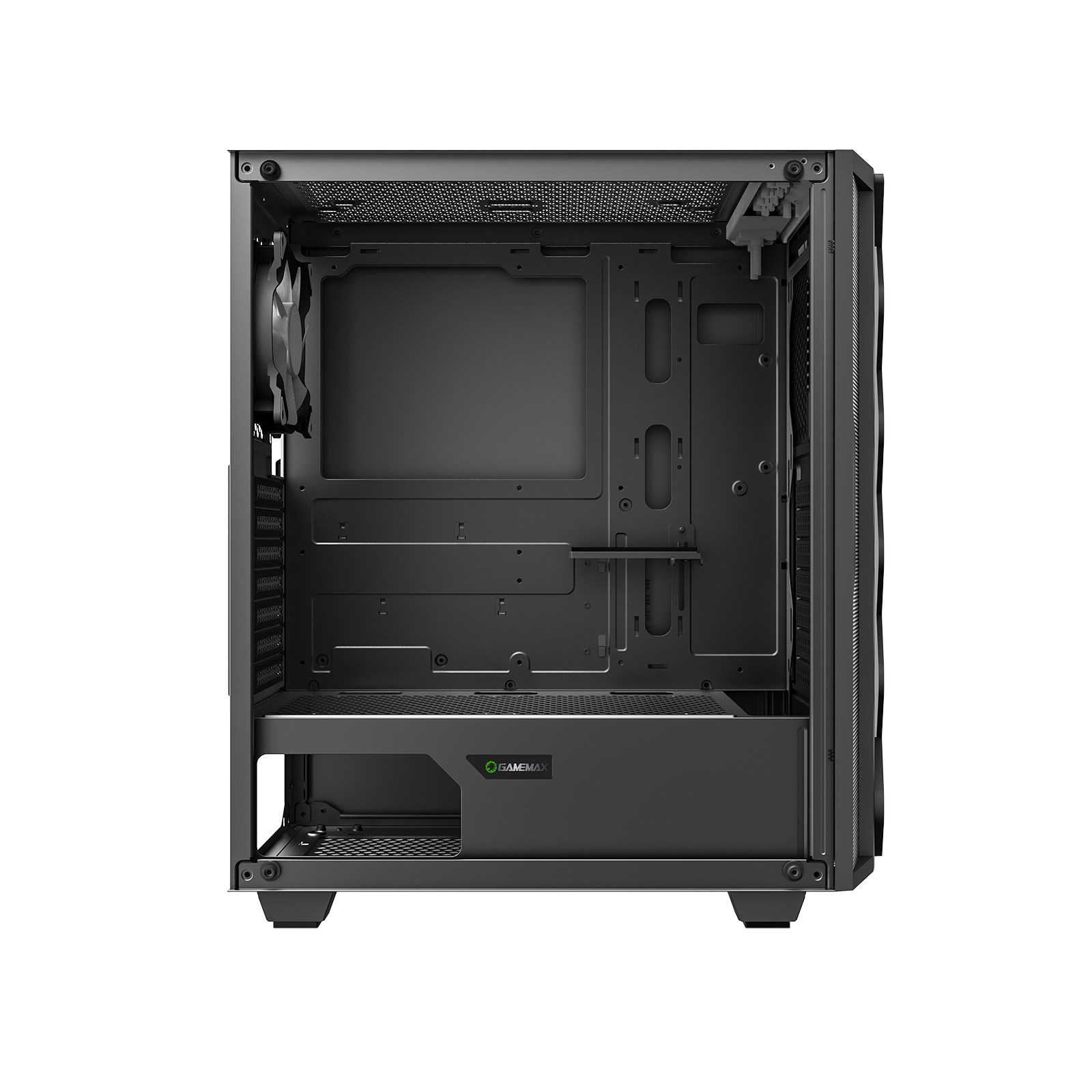 GameMax Diamond Mid Tower Gaming Case - Black - GMX-BLACKDIAMOND | CCL