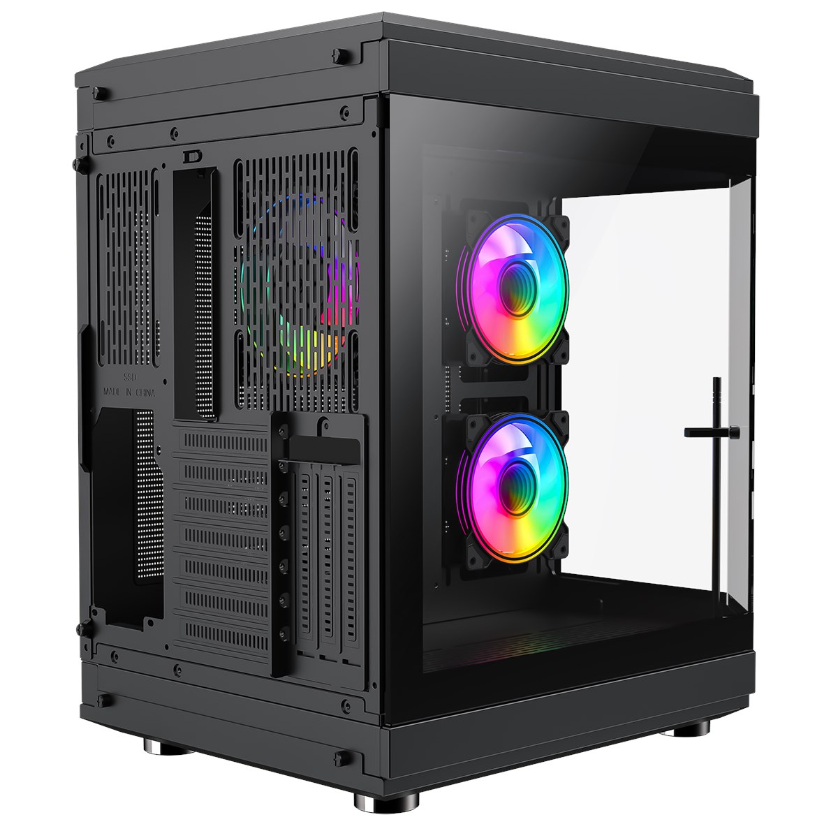 GameMax Hype Mid Tower Gaming Case - Black - GMX-HYPE-BLK | CCL