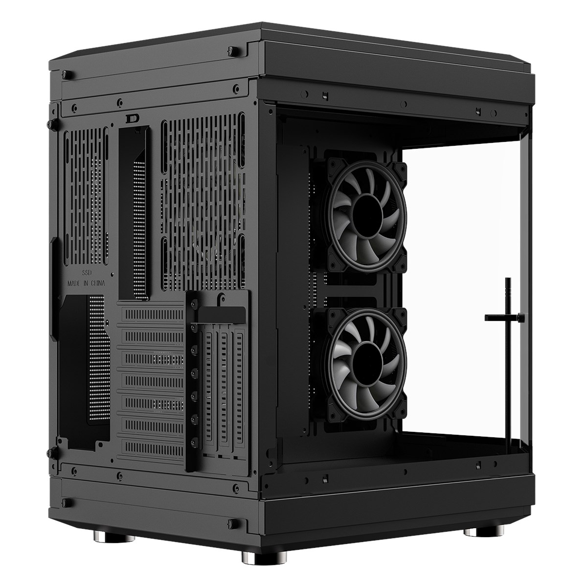 GameMax Hype Mid Tower Gaming Case - Black - GMX-HYPE-BLK | CCL