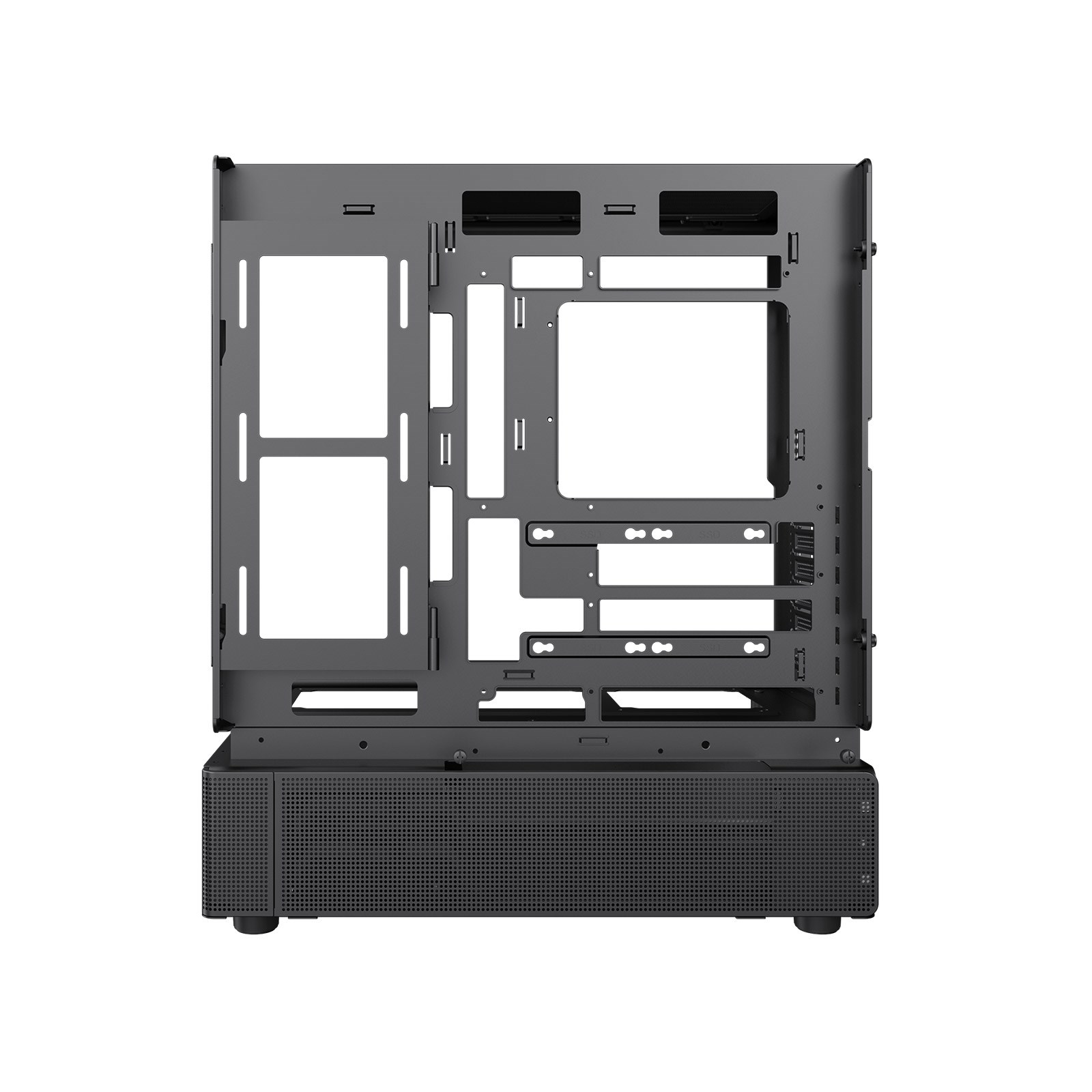 GameMax N80 Mid Tower Gaming Case - Black - GMX-N80-BK | CCL